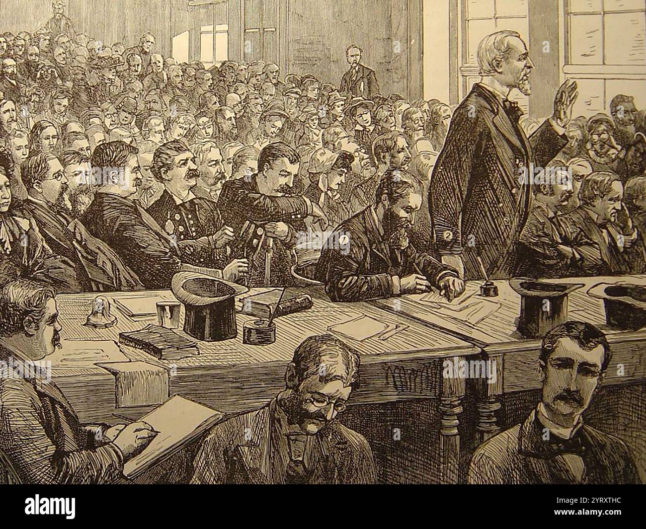 Der Prozess gegen Charles Julius Guiteau (1841 ? 30. Juni 1882), der ...