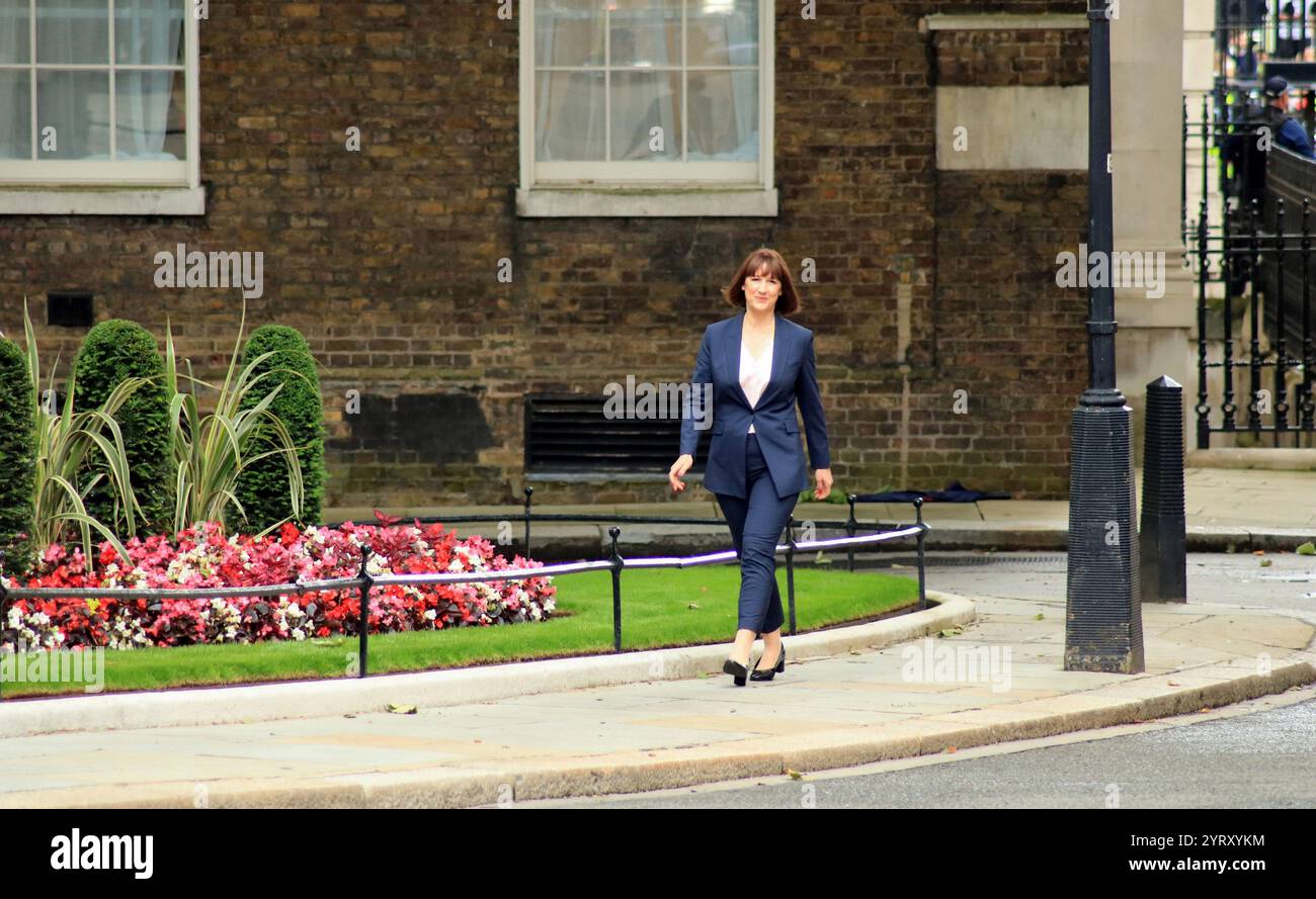 Rachel Reeves (Chancellor of the Exchequer) kommt in der Londoner ...