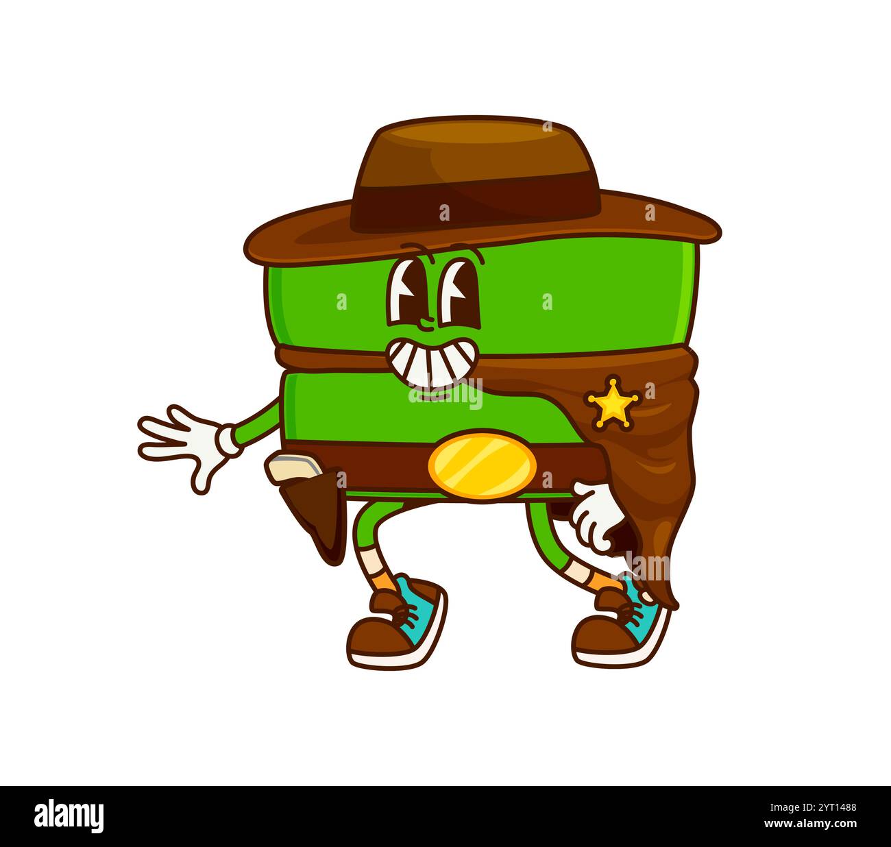 Grooviges Gleichheitszeichen Cowboy Sheriff oder westliche ...