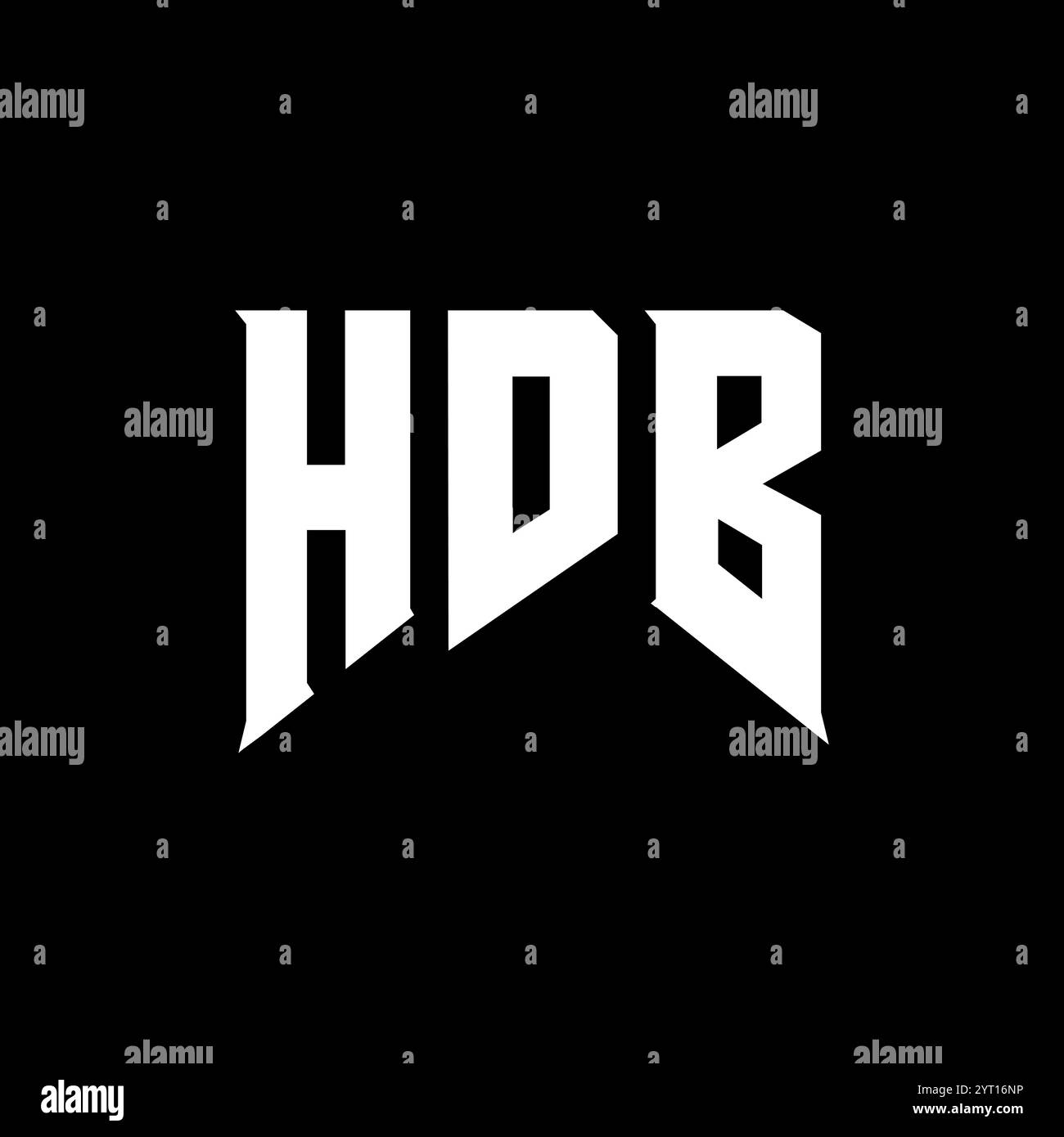 Firmenlogo von hdb technology Schwarzweiß-Stockfotos und -bilder - Alamy