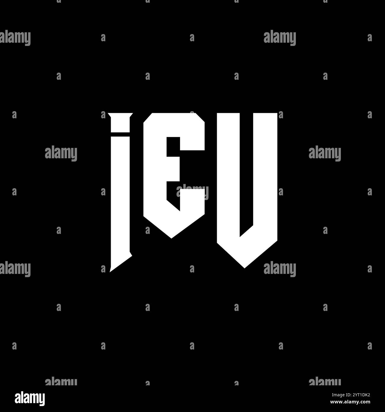 Ieu logo design -Fotos und -Bildmaterial in hoher Auflösung – Alamy