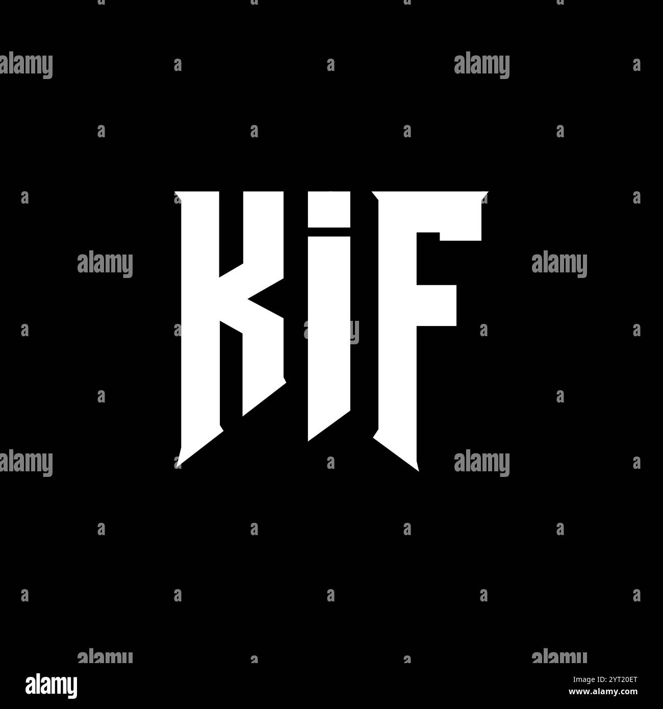 Kif logo design -Fotos und -Bildmaterial in hoher Auflösung – Alamy