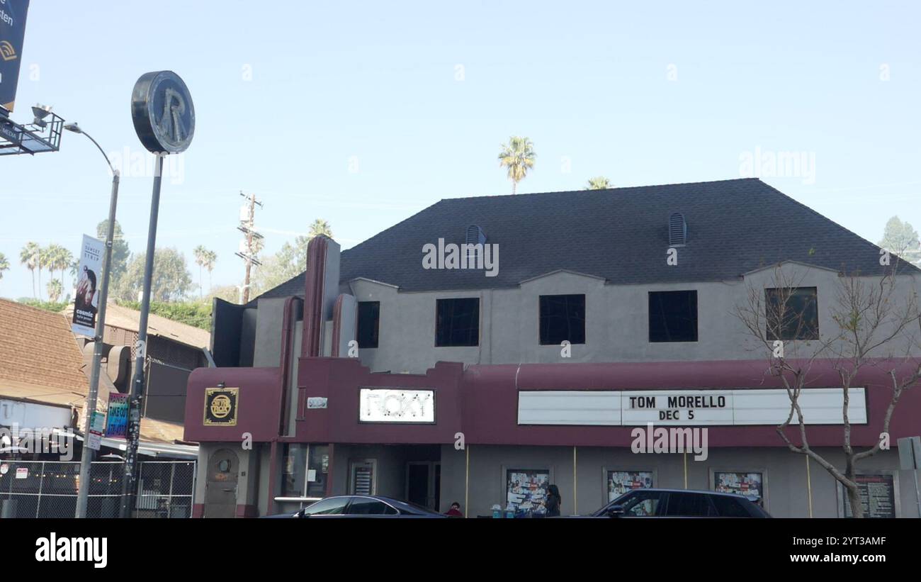 Dezember 2024 Musiker Tom Morello Concert Marquee im Roxy on Sunset ...