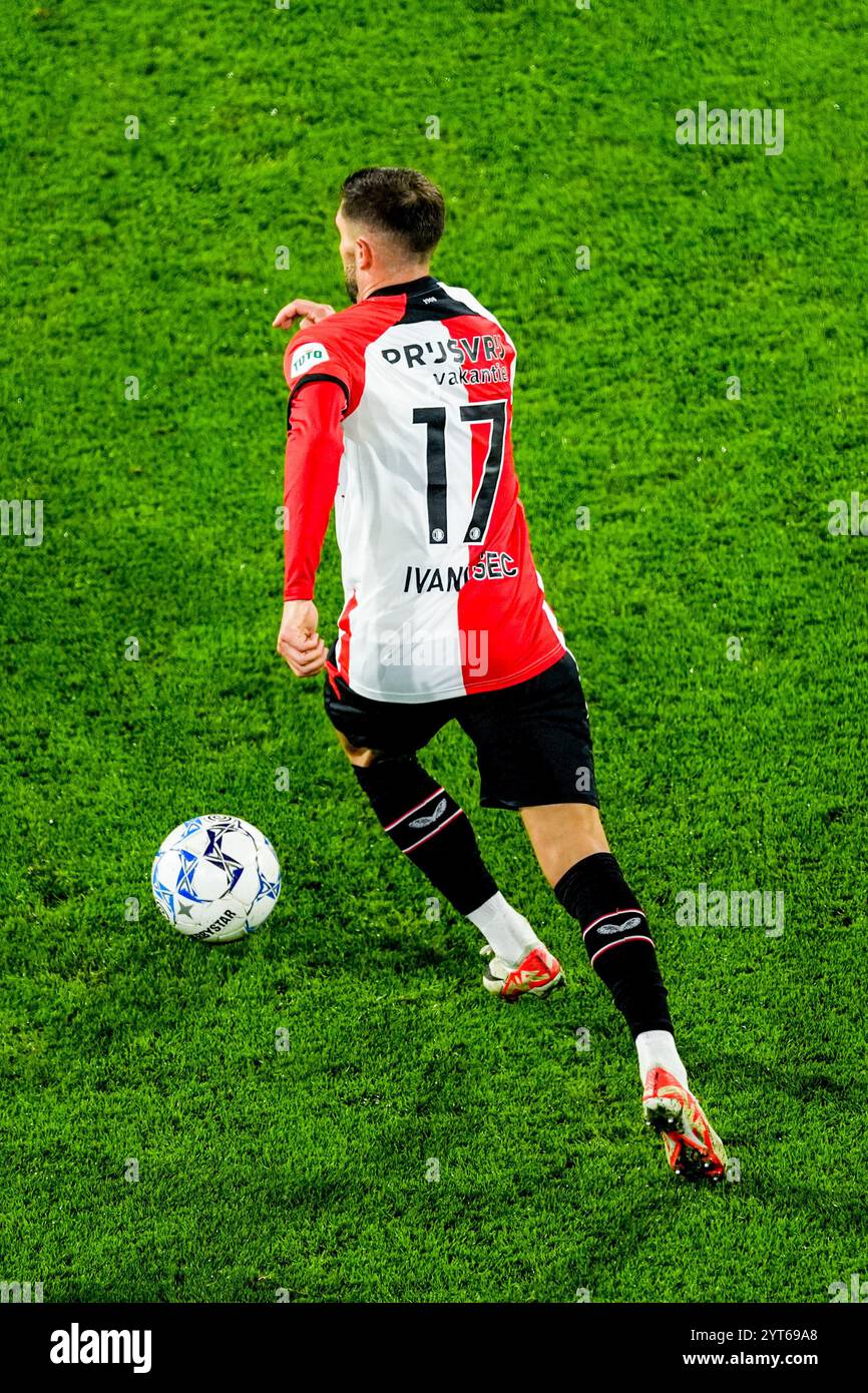 Rotterdam - Luka Ivanusec aus Feyenoord während der elften Runde der ...