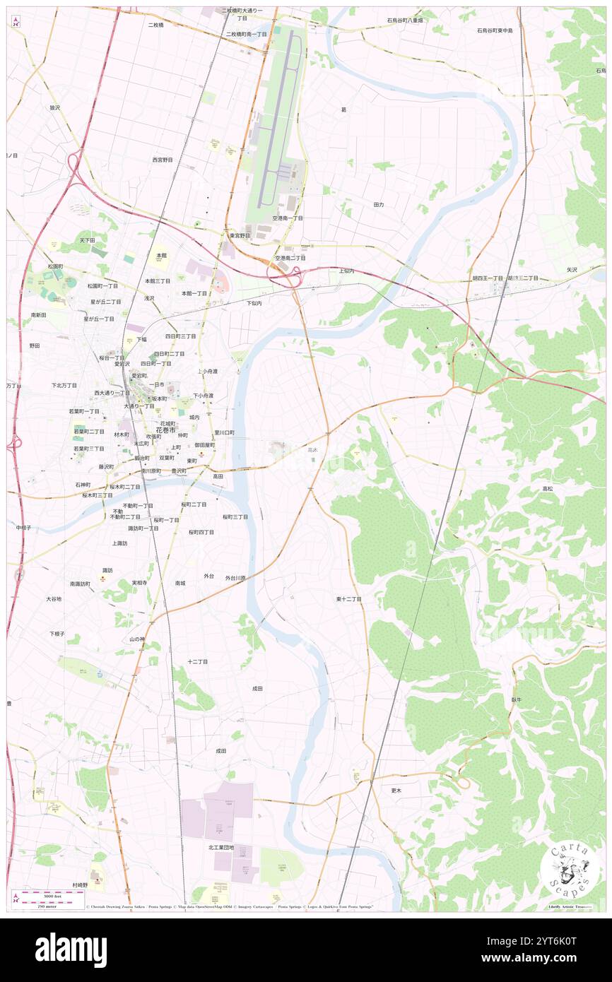 Uwadai, Hanamaki Shi, JP, Japan, Iwate, n 39 23' 4''', N 141 8' 26 ...
