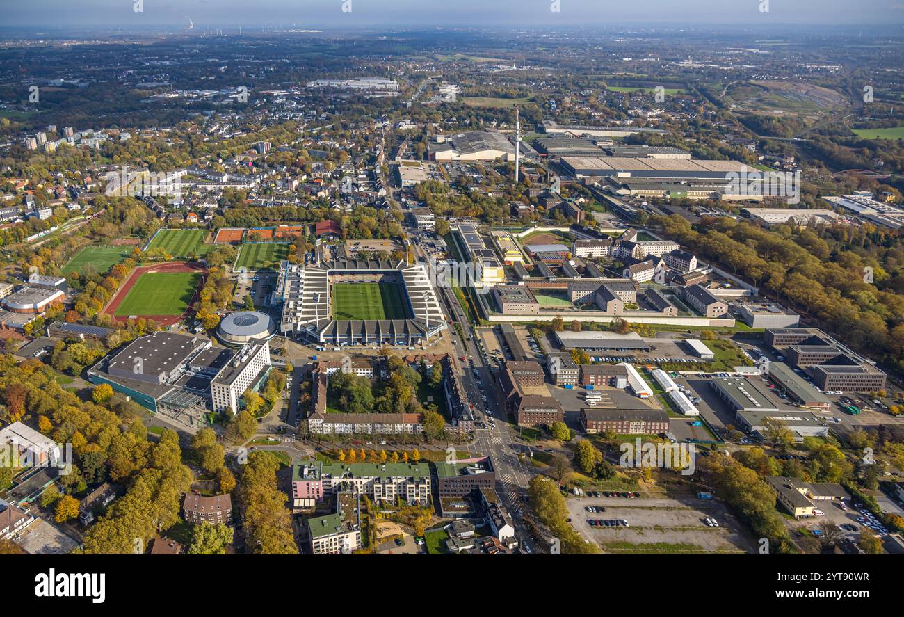 Luftaufnahme, Vonovia Ruhrstadion, Fußball- und Bundesligastadion des ...