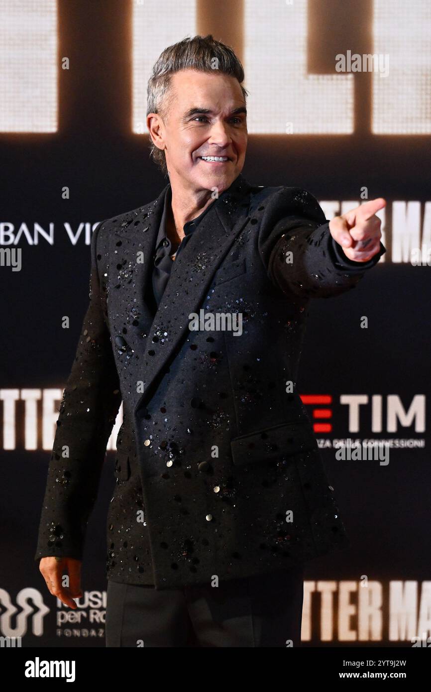 Robbie Williams nimmt am 6. Dezember 2024 an der „Better man“ Premiere ...