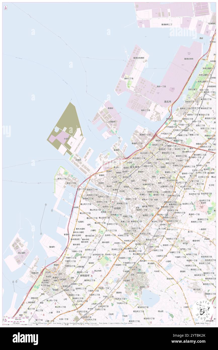 Sunroute Kanku, Izumi tsu Shi, JP, Japan, ?saka, n 34 30' 28'', N 135 ...