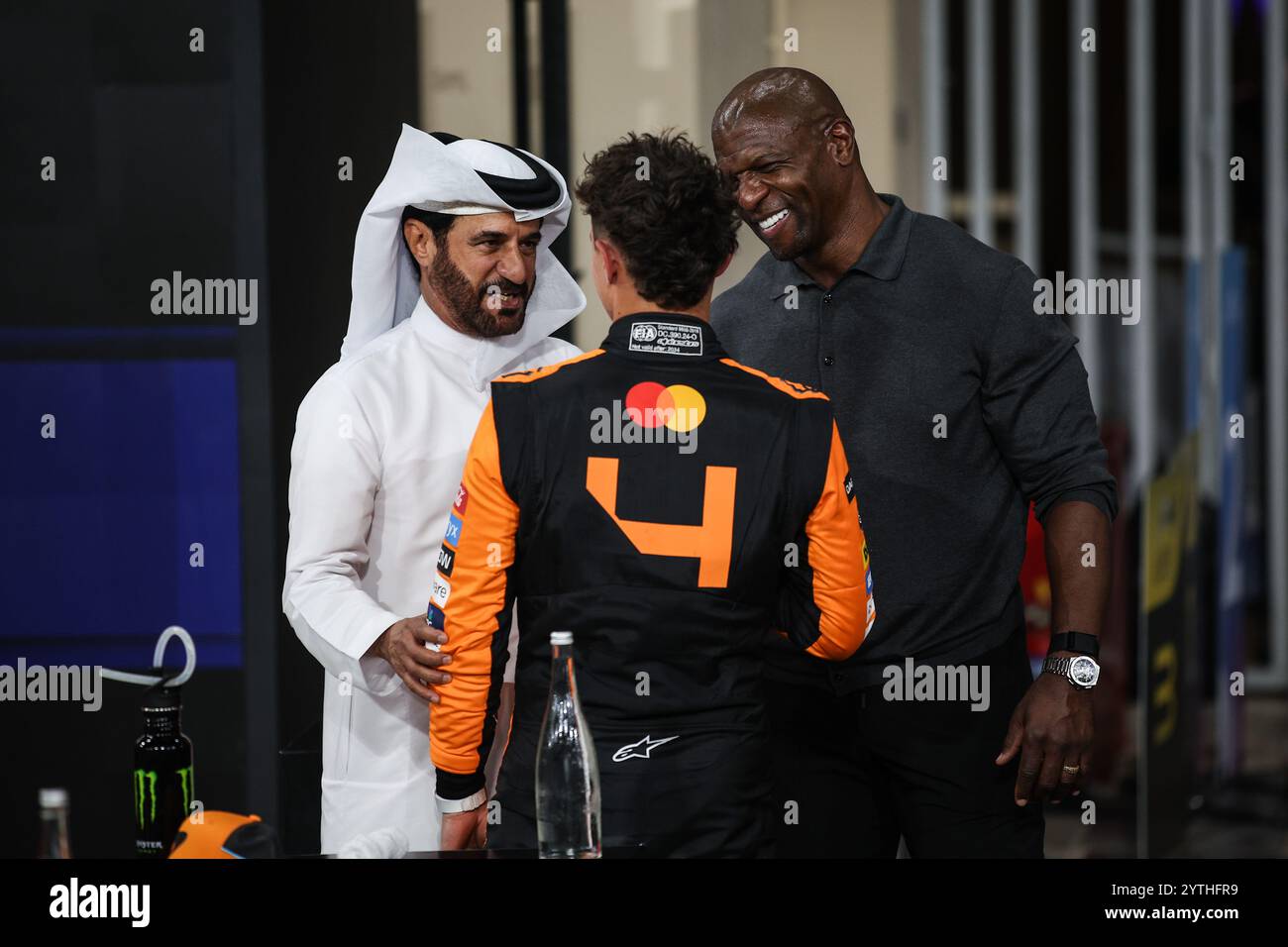 BEN SULAYEM Mohammed (vae), Präsident der FIA, Porträt Terry Crews ...