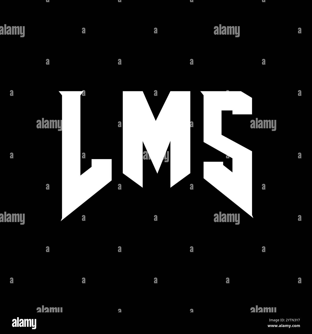 Logo della tecnologia lms Schwarzweiß-Stockfotos und -bilder - Alamy