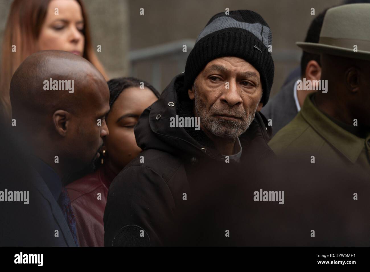 New York, Usa. Dezember 2024. Andre Zachary, Daniel Pennys Vater ...