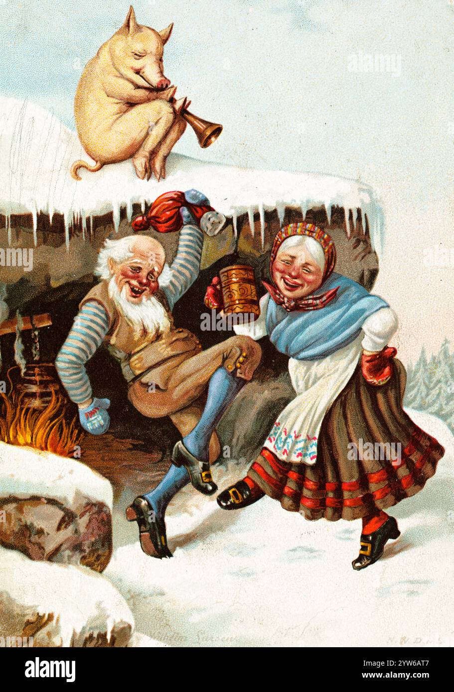 Historische weihnachtskarte 1900 -Fotos und -Bildmaterial in hoher Auflösung – Alamy