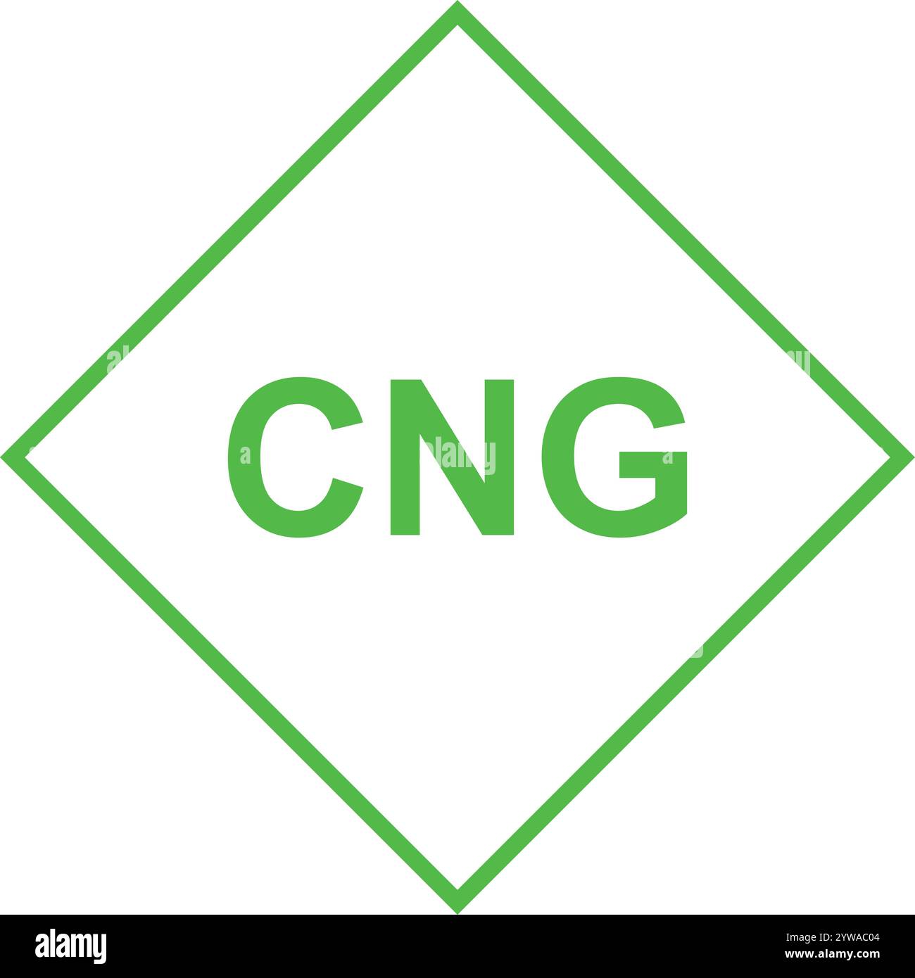 Compressed Natural Gas Logo Stock Foto „Mobile Gas Refueller For The