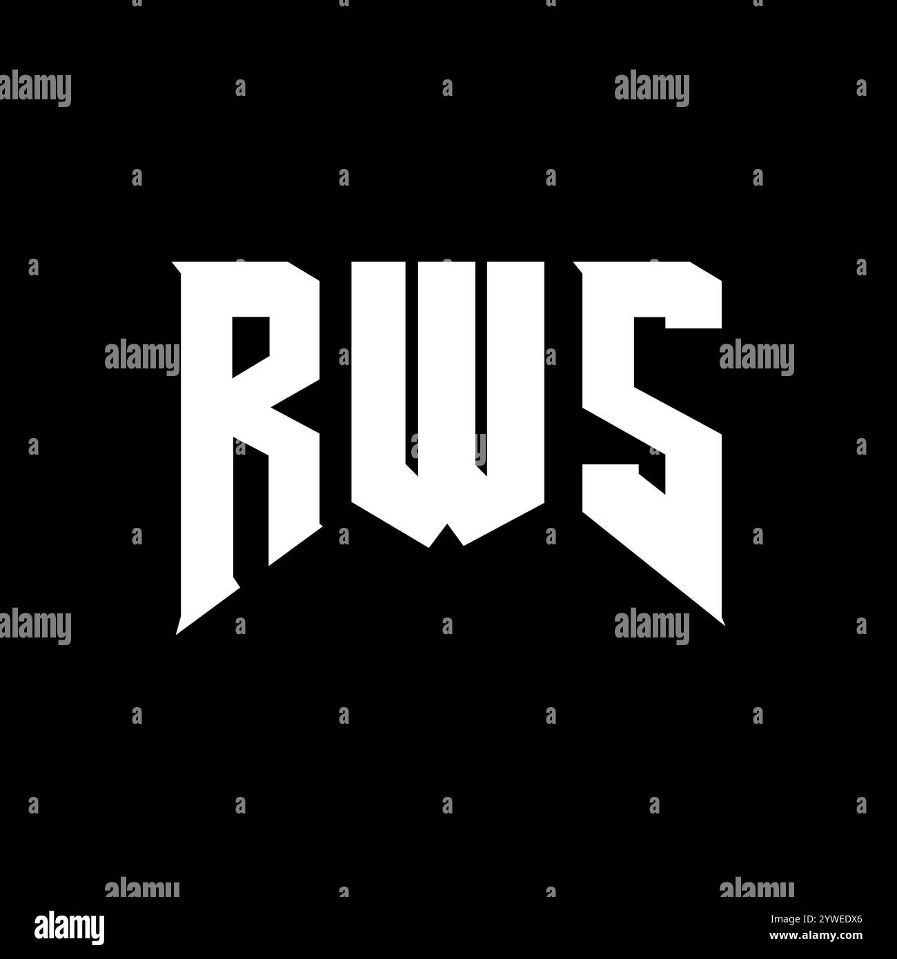 Rws logo design Stock-Vektorgrafiken kaufen - Alamy