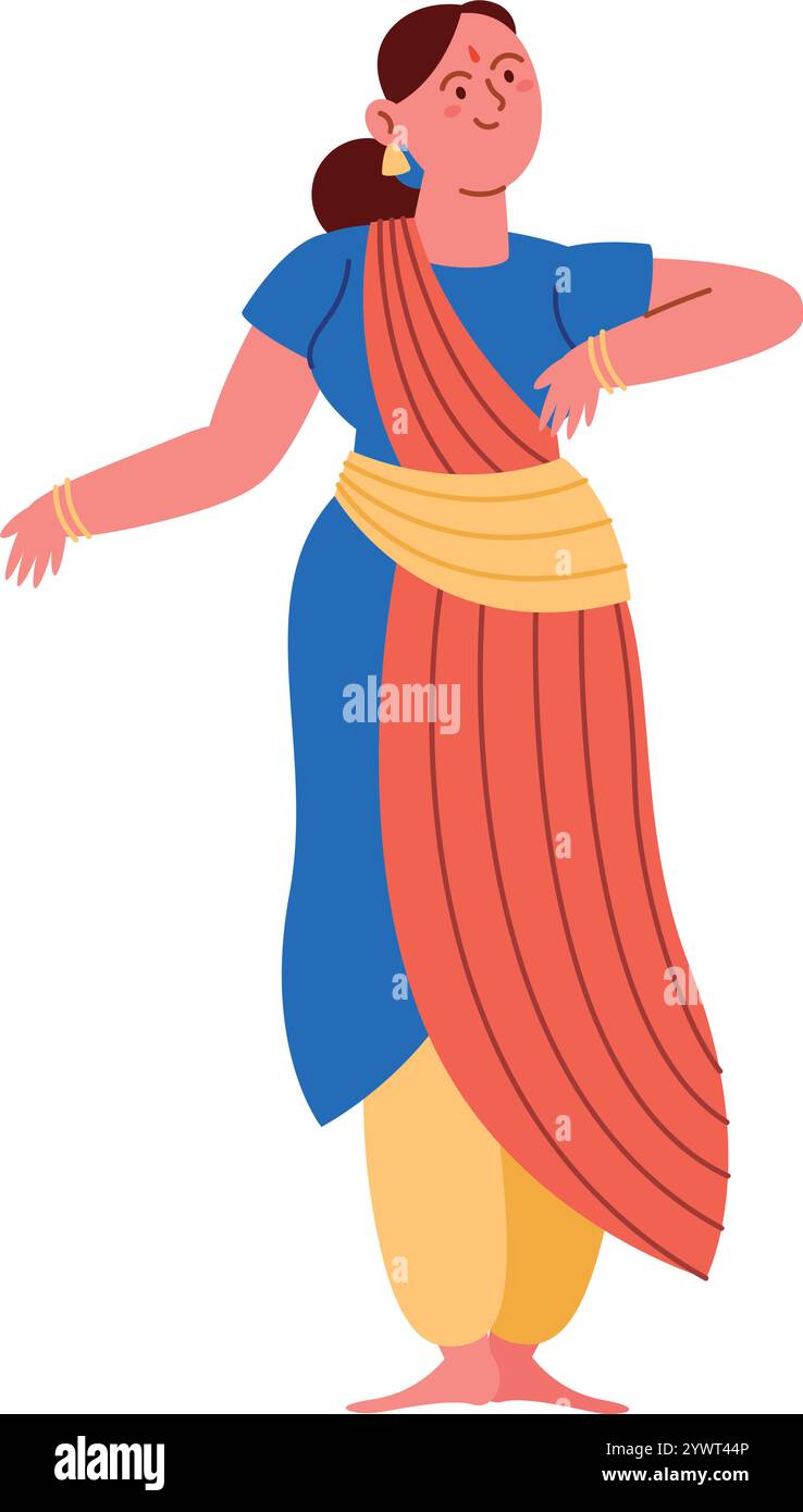 Indian classical dance bharatanatyam Stock-Vektorgrafiken kaufen - Alamy