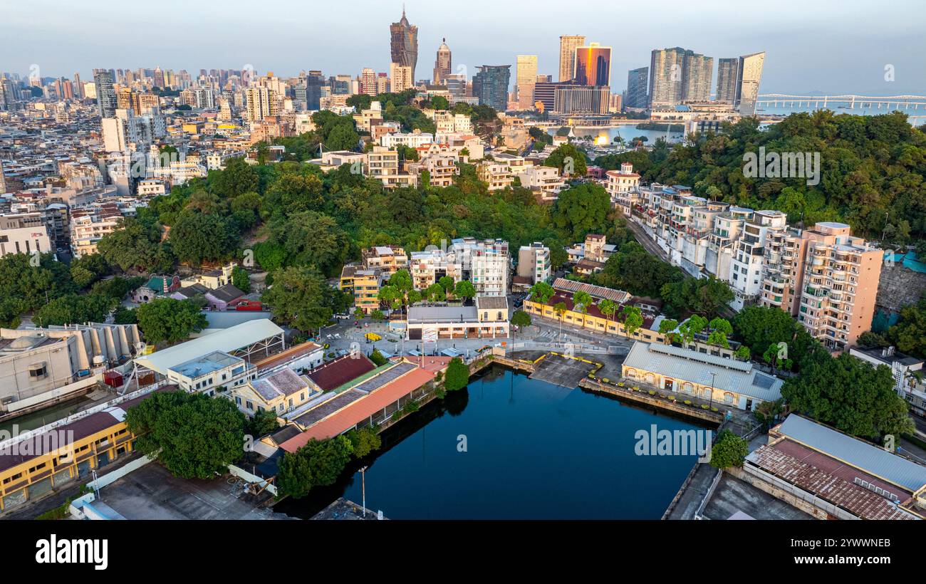 Macau. November 2024. Dieses am 1. November 2024 aufgenommene ...