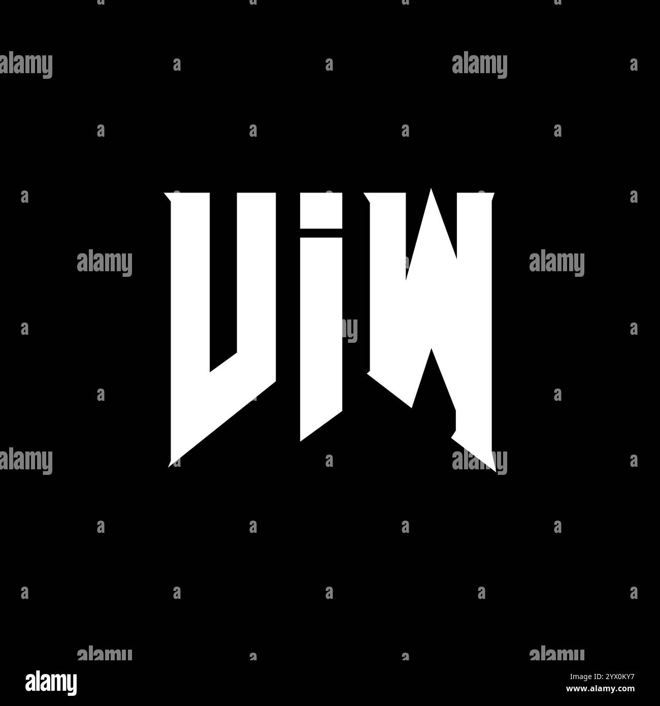 Viw logo design -Fotos und -Bildmaterial in hoher Auflösung – Alamy