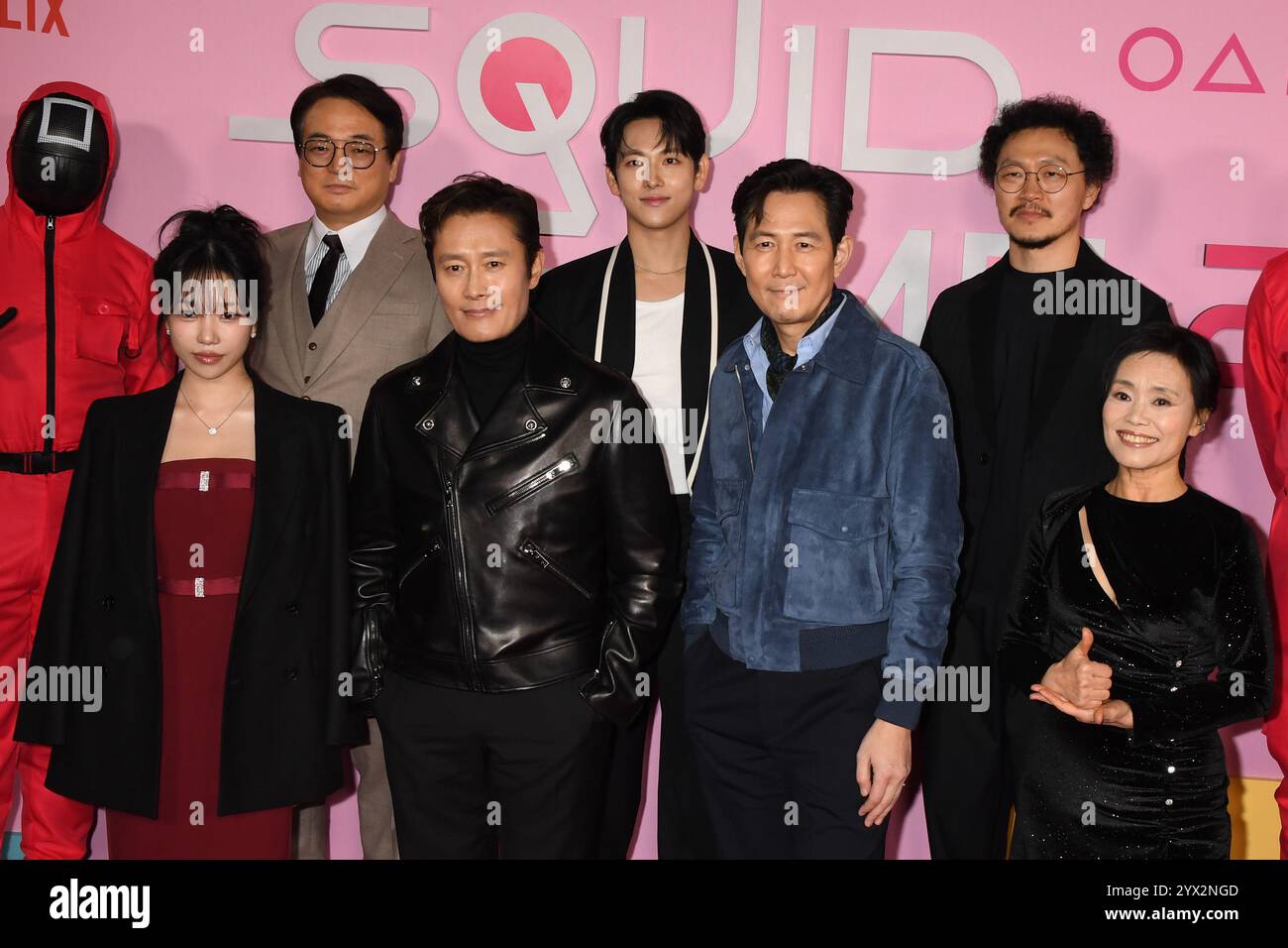 Los Angeles, ca. 12. Dezember 2024. Jo Yu-ri, Lee Seo-hwan, Lee Byung ...