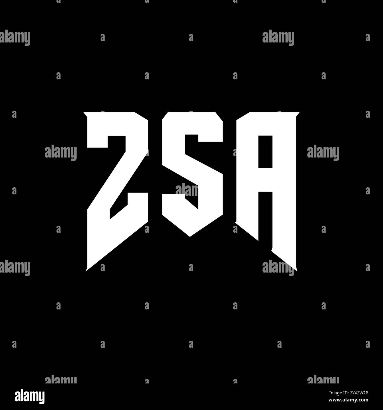 Zsa logo design -Fotos und -Bildmaterial in hoher Auflösung – Alamy