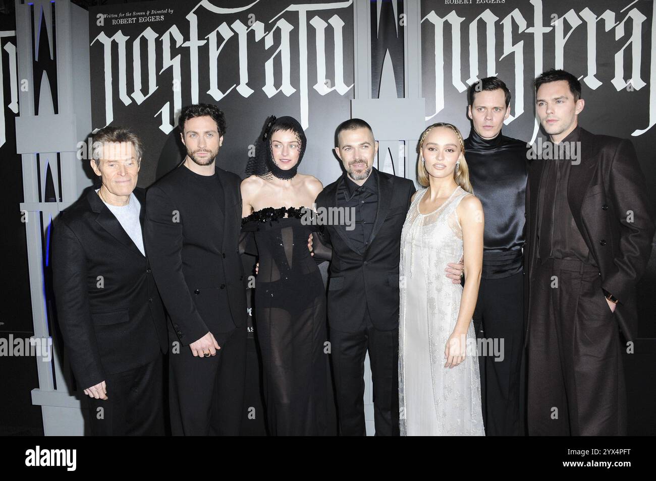 CA. 12. Dezember 2024. Robert Eggers, Lily-Rose Depp, Nicholas Hoult ...