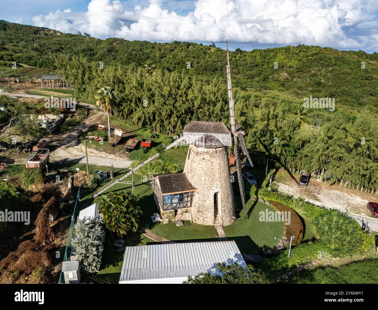 Barbados's Morgan Lewis Windmill, die größte und einzige ...
