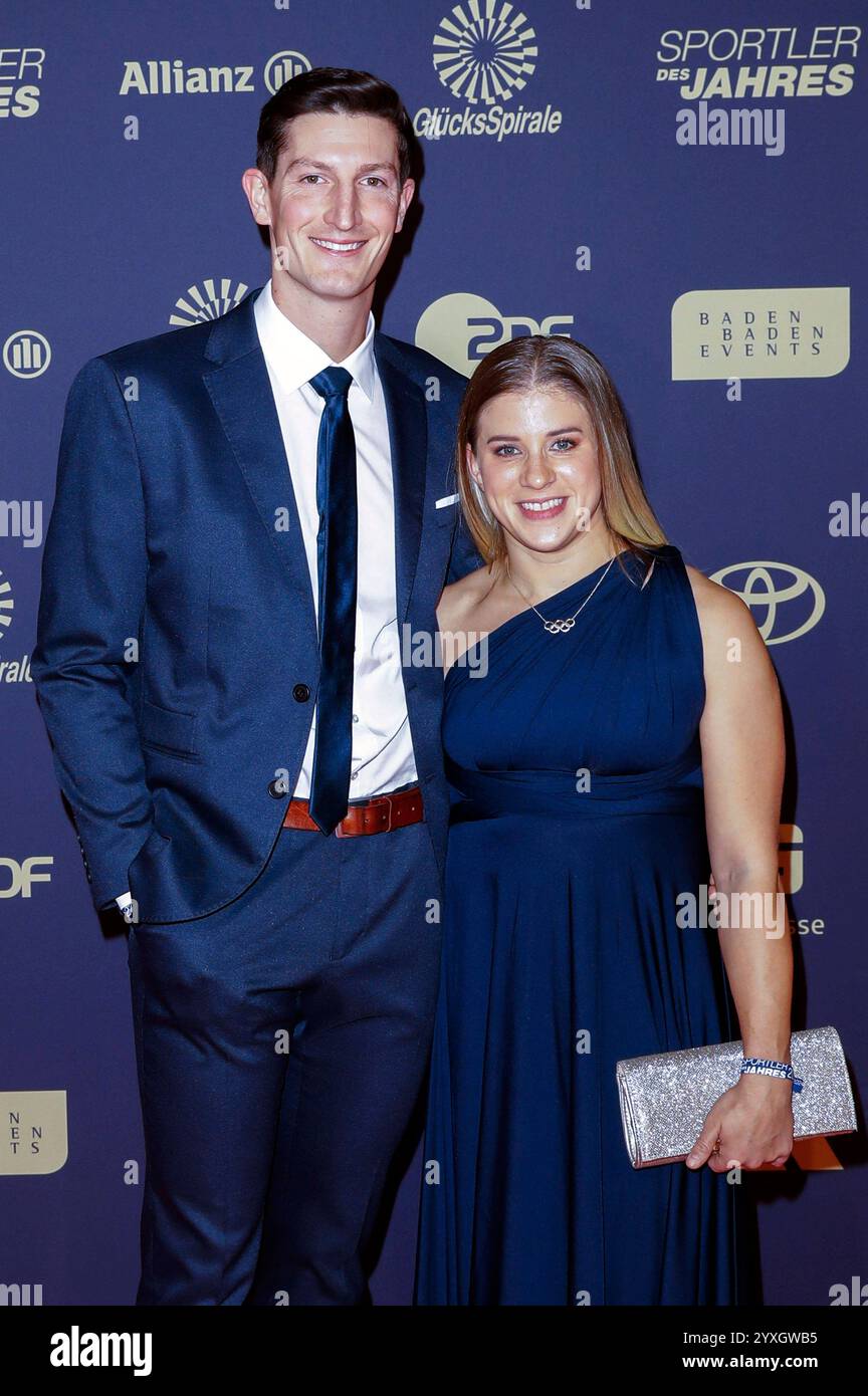 Elisabeth Seitz mit Partner Nils Heyden bei der 77. Sportler des Jahres ...
