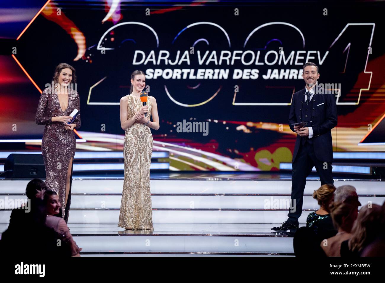 Darja Varfolomeev (Rhythmische Sportgymnastik, Olympiasiegerin Paris 2024) wird als Sportlerin ...