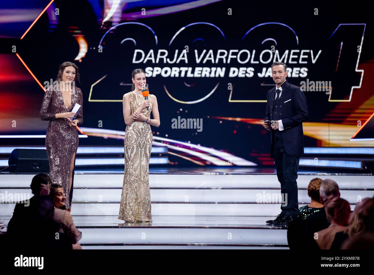 Darja Varfolomeev (Rhythmische Sportgymnastik, Olympiasiegerin Paris 2024) wird als Sportlerin ...