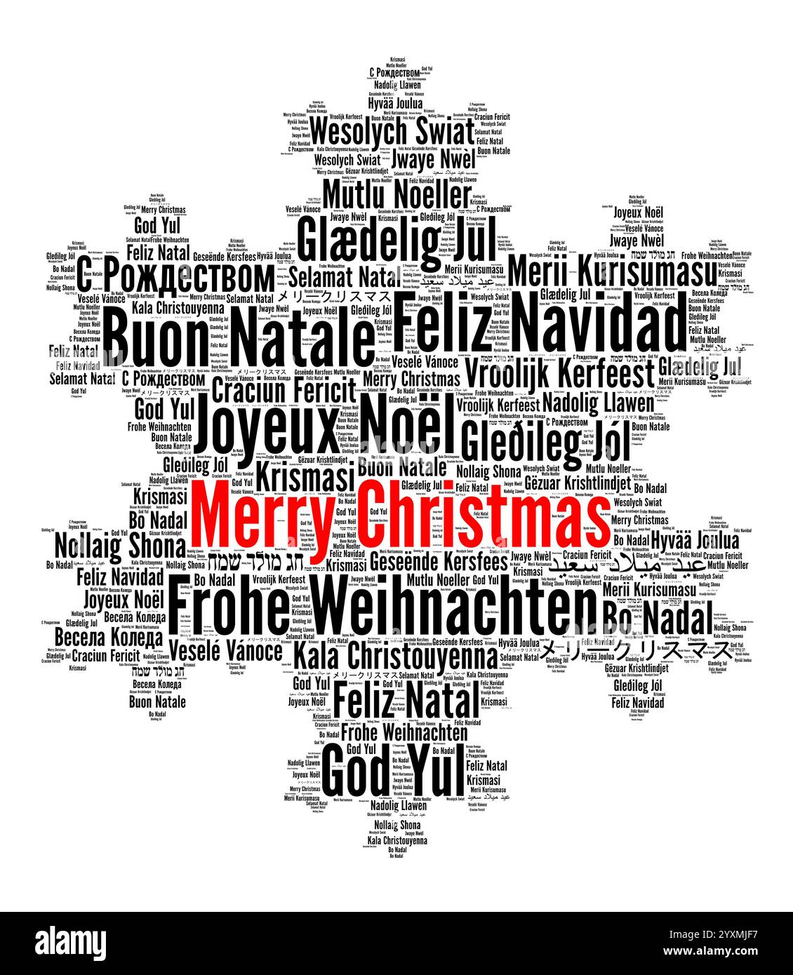 Multilingual merry christmas background -Fotos und -Bildmaterial in ...