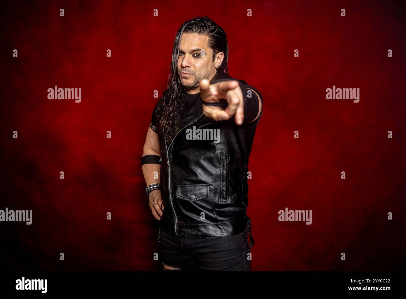 Saratoga singer Tete Novoa poses for Europa Press on December 18, 2024 ...