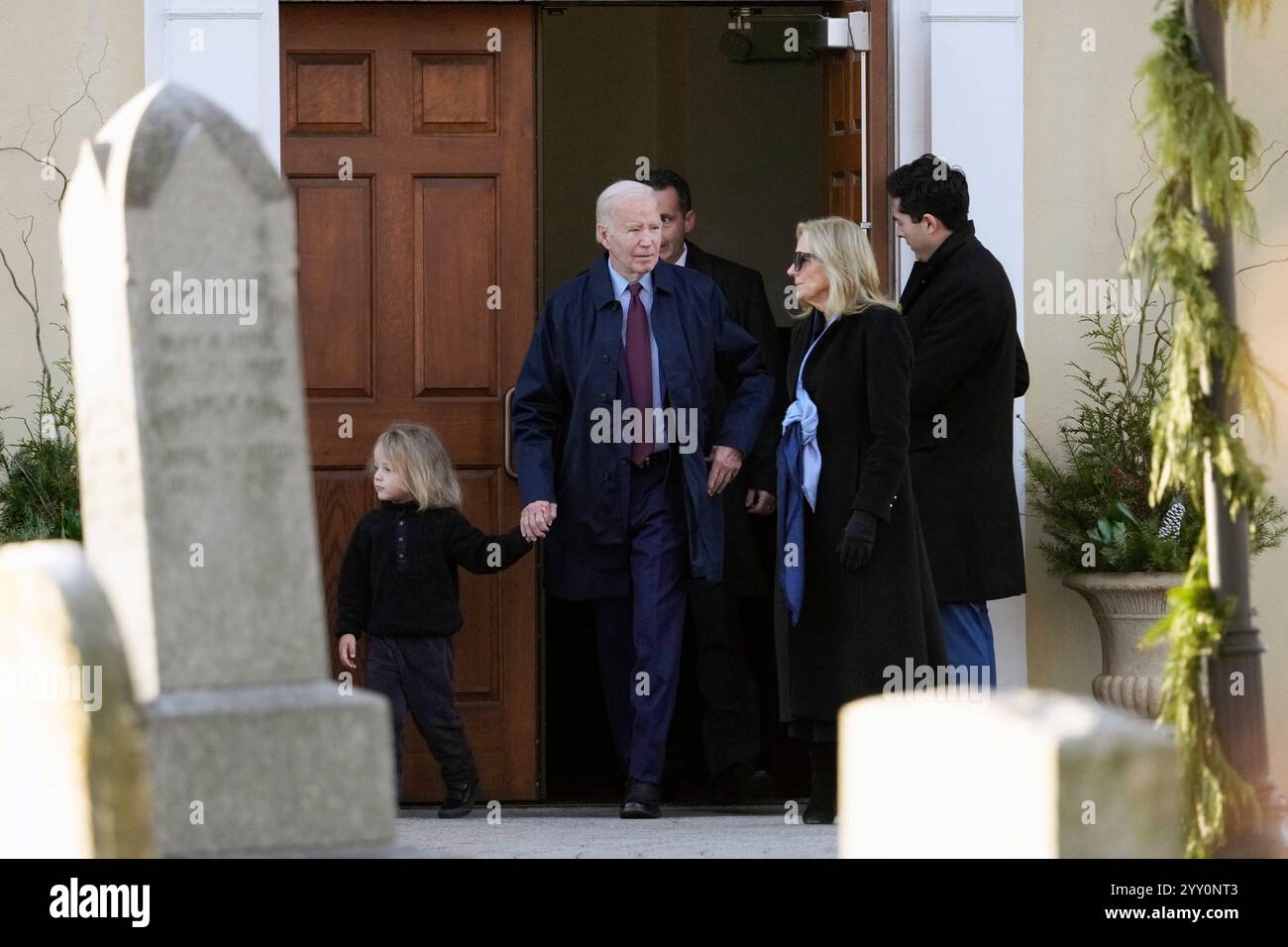 President Joe Biden, first lady Jill Biden and grandson Beau Biden step ...