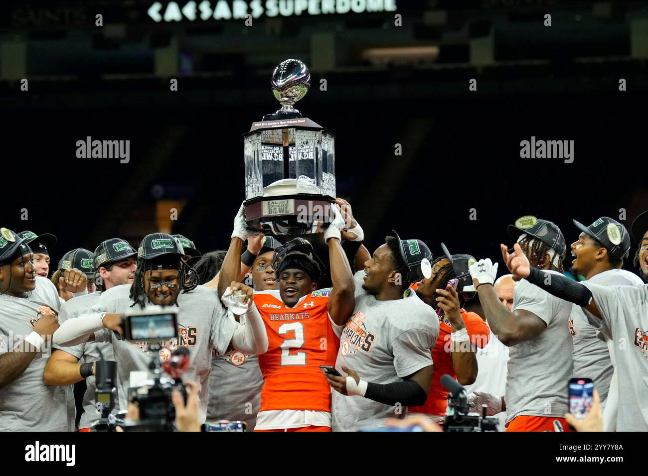 New Orleans, Louisiana. Dezember 2024. Sam Houston State Wide Receiver ...