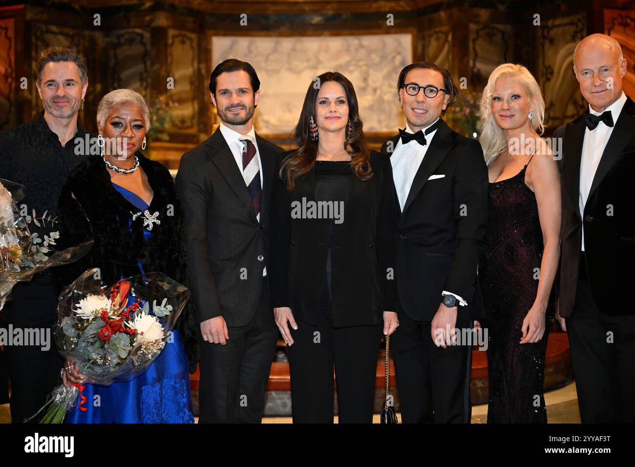 Stockholm, Schweden. Dezember 2024. Prinz Carl Philipp und Prinzessin ...