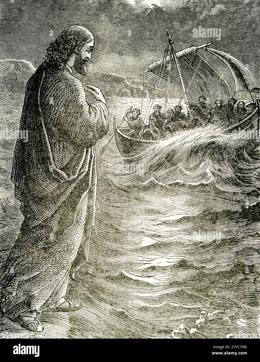 Christus beruhigt das wasser -Fotos und -Bildmaterial in hoher Auflösung – Alamy