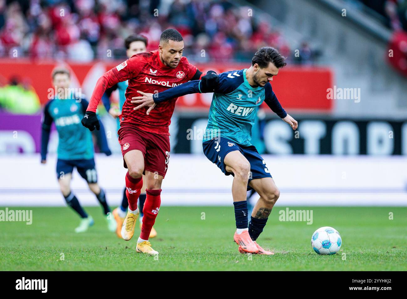 ZWEIKAMPF Jan Gyamerah (1. FC Kaiserslautern, 32), Max Finkgr?fe (1. FC K?ln, 35) 2. Fu?Ball ...