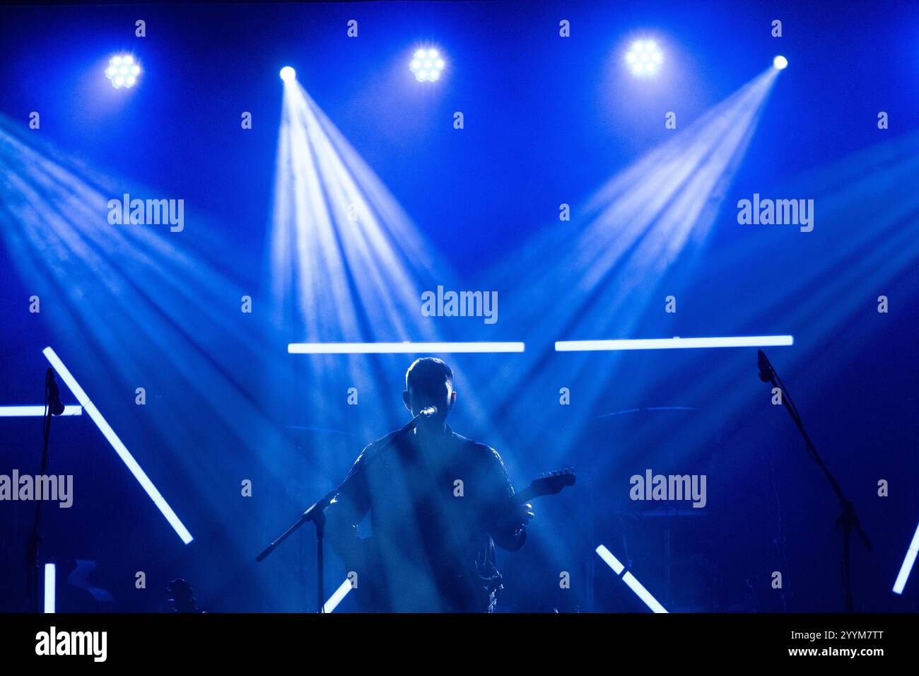 Hawick, Großbritannien. Dezember 2024. Skerryvore, Konzert, Hawick Town ...