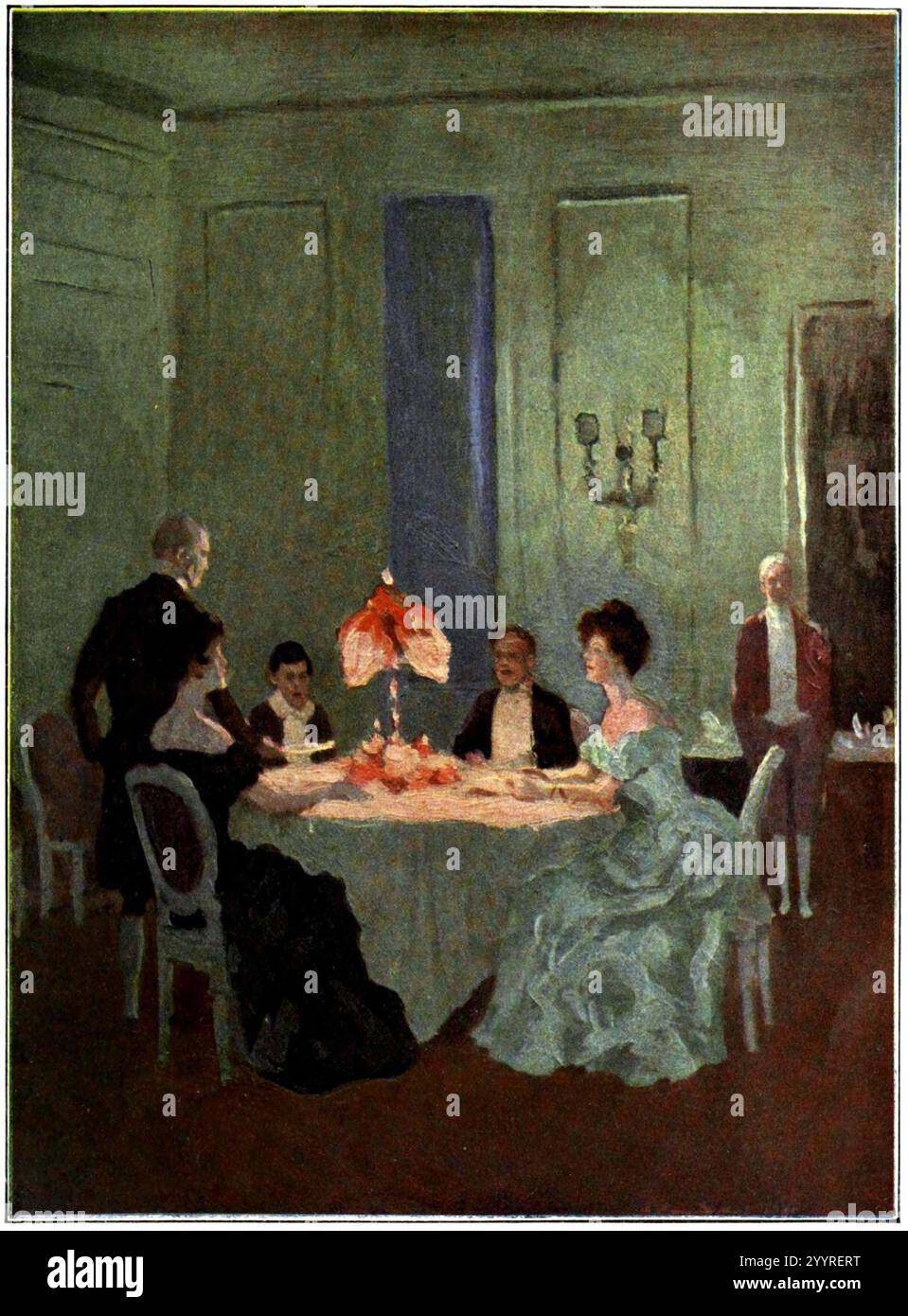 Abendessen. Studie von A. Neven du Mont Stockfotografie - Alamy