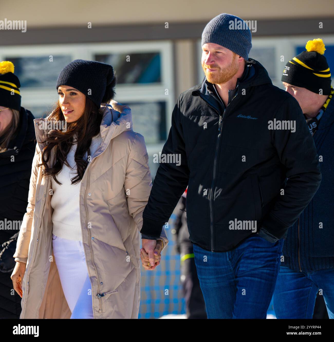 Montecito, USA. Februar 2024. Prinz Harry und Meghan Markle, der Herzog und die Herzogin von ...