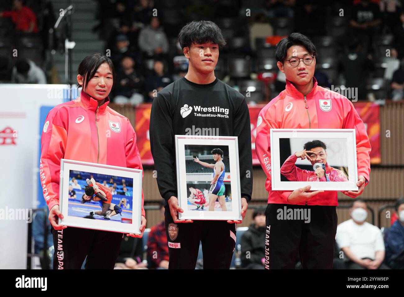 Yoyogi 2. Gymnasium, Tokio, Japan. Dezember 2024. (L-R) Sakura Motoki ...