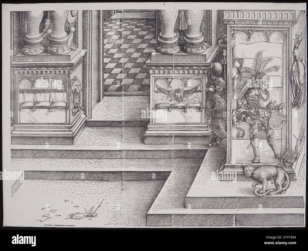 Ehrenpforte Arc triomphal de l'empéreur Maximilien I, linker Teil ...