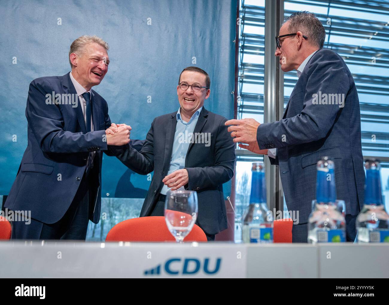 Die CDU Saar trifft sich am Samstag 21.12.2024 in der Congresshalle in ...