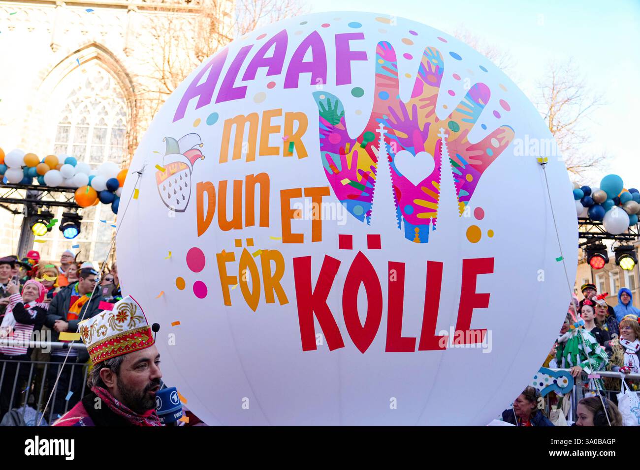 Koelner Karneval, Rosenmontagszug 2025 das neue Sessionsmotte für die ...