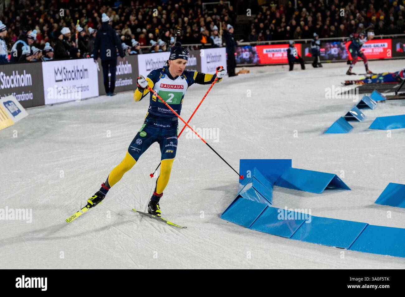 Stockholm Olympiastadion, Schweden, 3. März 2025. Martin Ponsiluoma aus ...