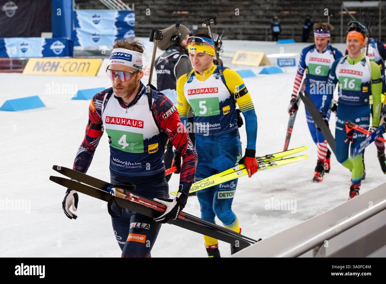 Stockholm Olympiastadion, Schweden, 3. März 2025. Die österreichische Veteranenlegende Simon ...