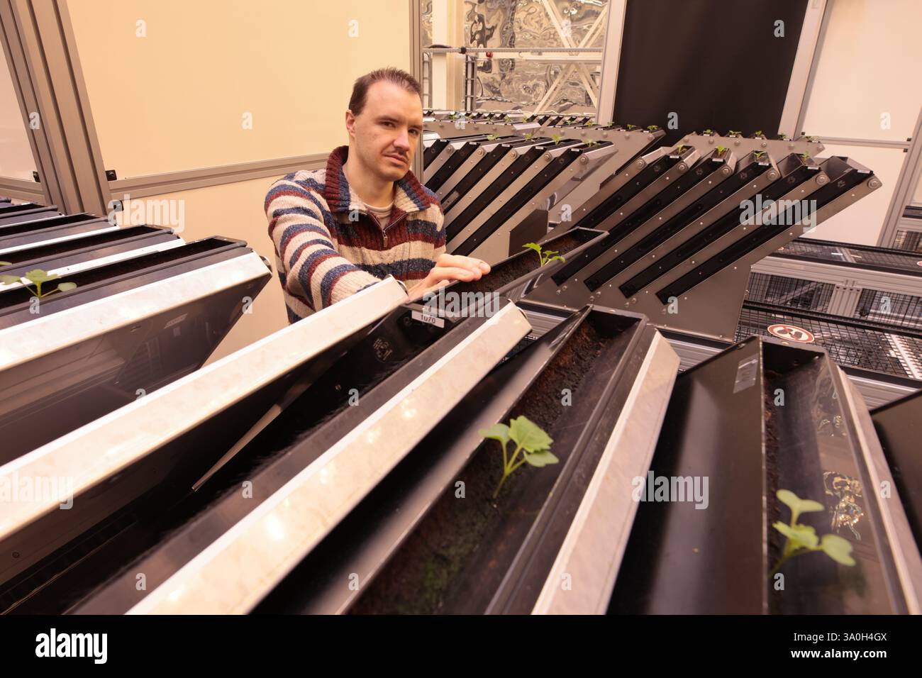 04. März 2025, Sachsen-Anhalt, Gatersleben: Konstantin Kurenkov ...
