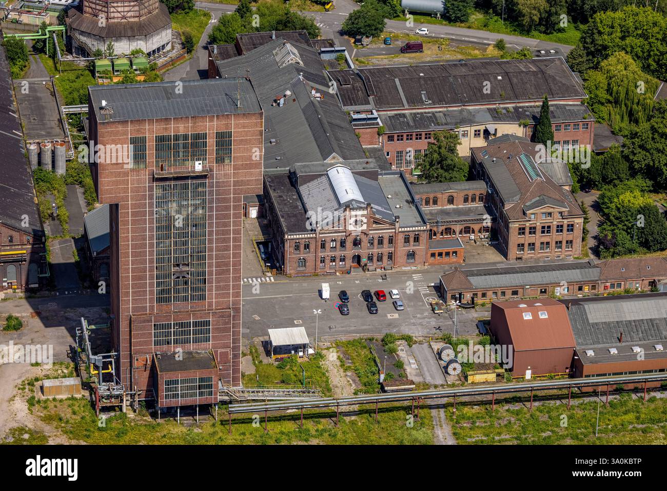 Luftaufnahme, CreativRevier Hamm, Hammerhaitturm bei der ehemaligen ...