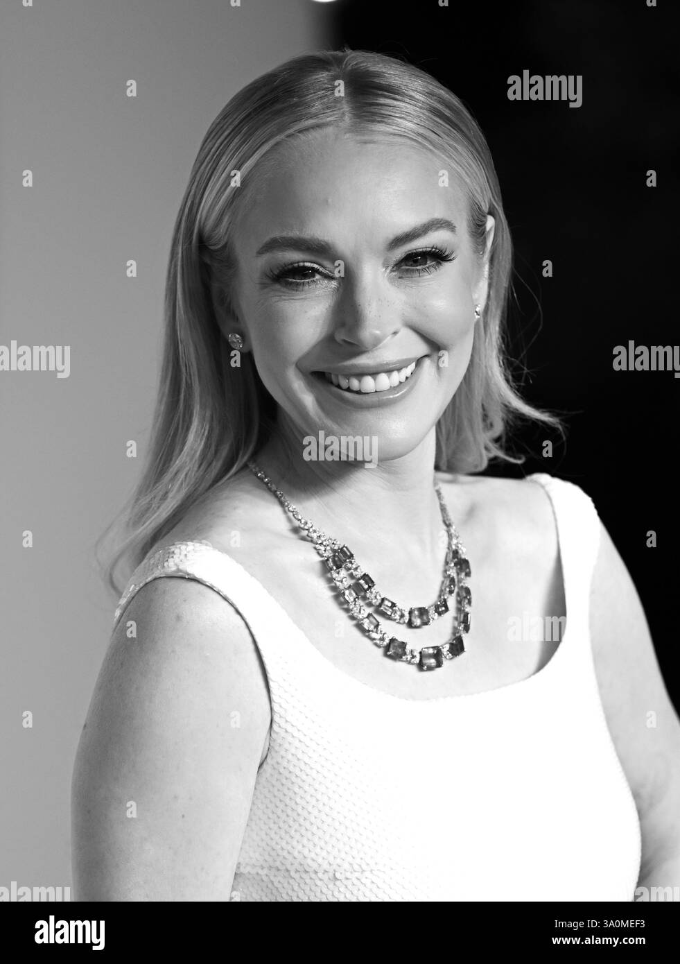 Los Angeles, USA. März 2025. Lindsay Lohan kommt bei der Vanity Fair Oscar Party, Wallis ...