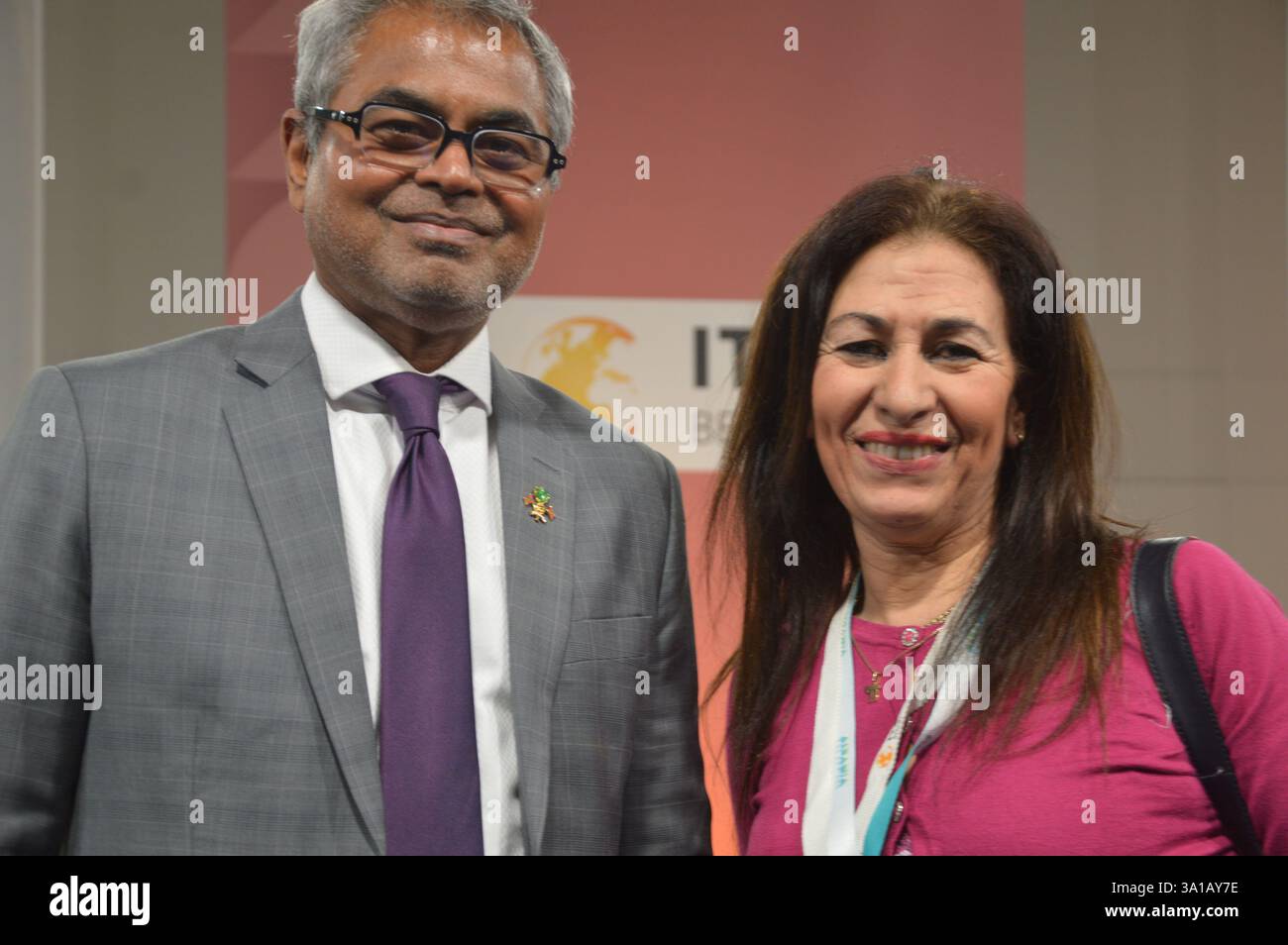 Berlin, Deutschland - 5. März 2025 - Journalistin Janet Ben Hassin auf der Pressekonferenz der ...