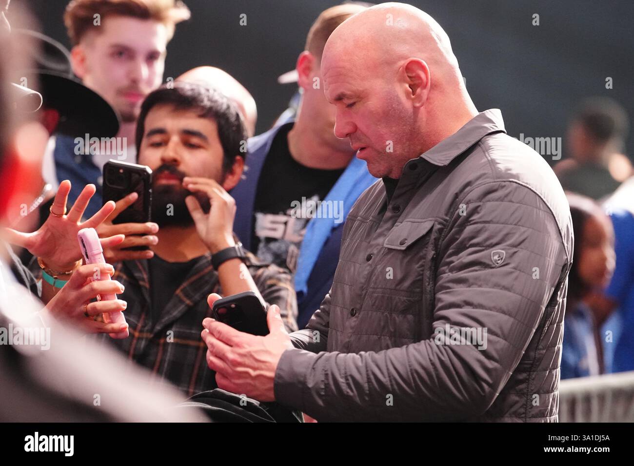 Las Vegas, Nv, Usa. März 2025. LAS VEGAS, NV - 7. MÄRZ 2025: Dana White ...