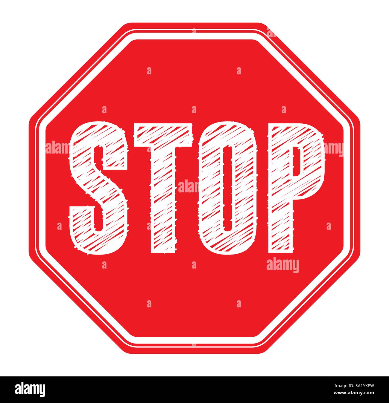 STOP-Symbol Clipart. Stop Warning Signage Clip Art in rotem Schild für ...
